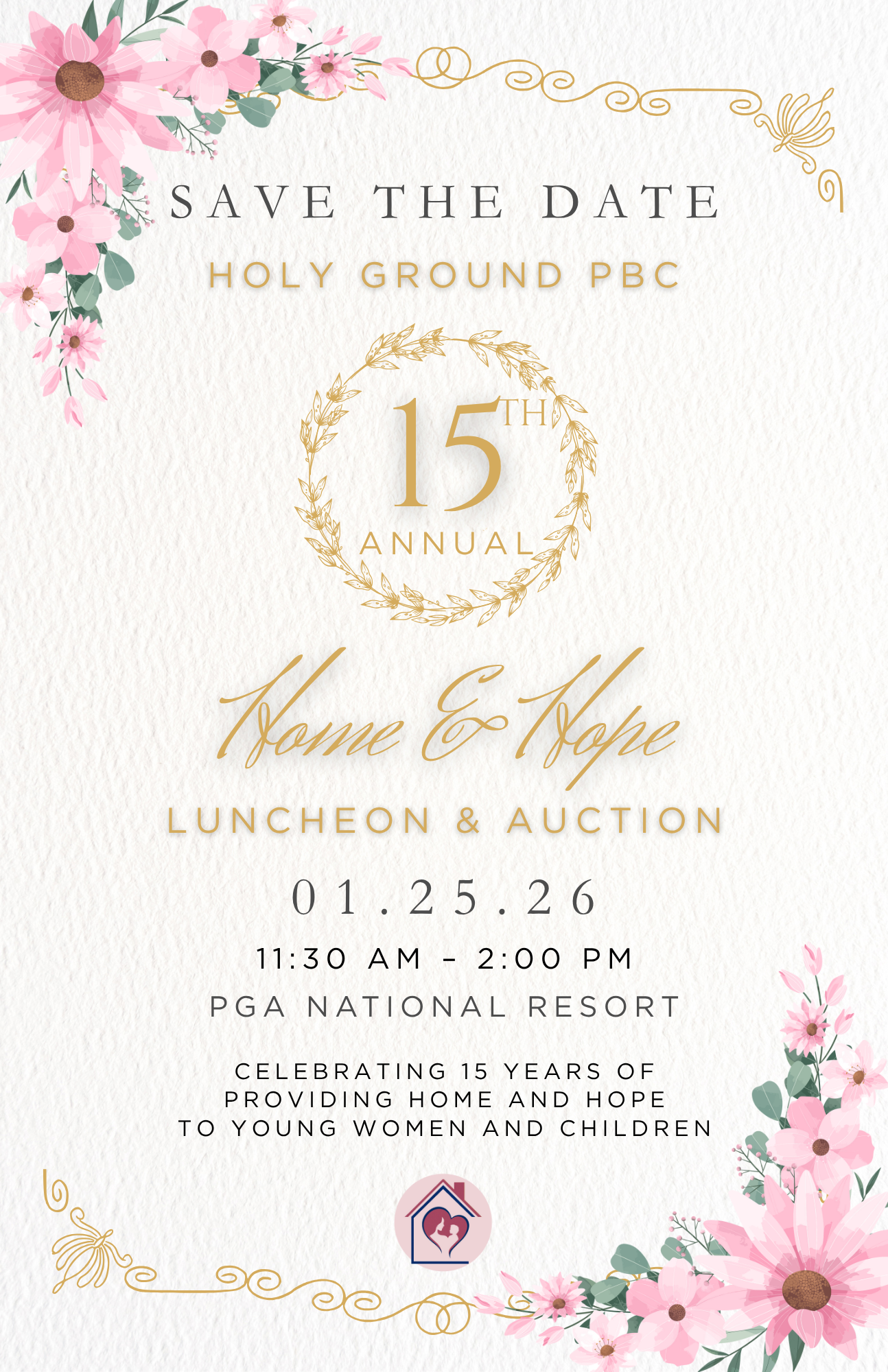 2026 Save the date | Holy Ground PBC